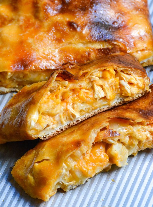 Buffalo Chicken Garbage Bread - 4 Sons 'R' Us