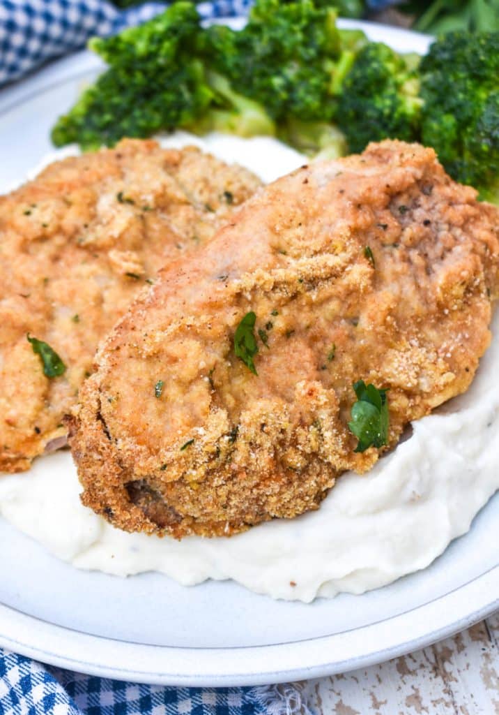 Breaded Pork Chops With Ranch Dressing - 4 Sons 'R' Us