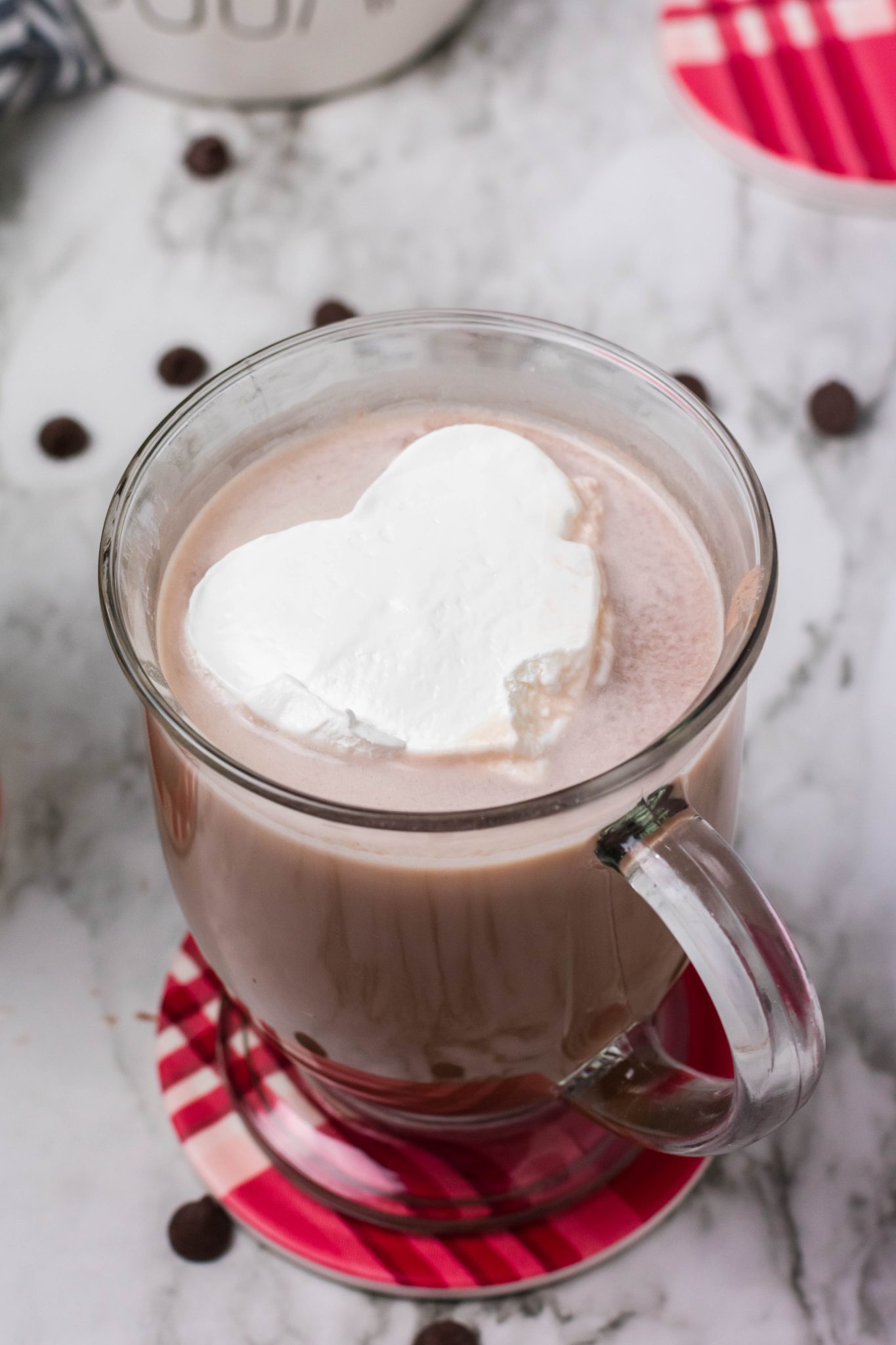 Crockpot Hot Chocolate (with Cool-Whip toppers) - 4 Sons 'R' Us