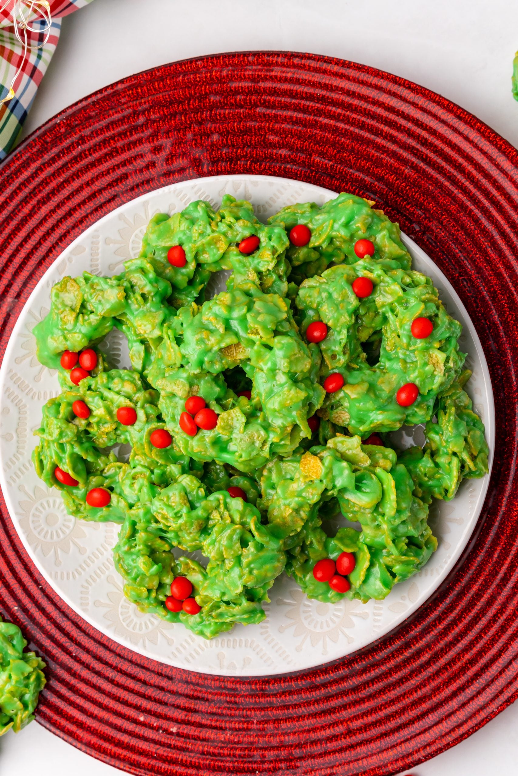 Christmas Wreath Cookies - 4 Sons 'R' Us