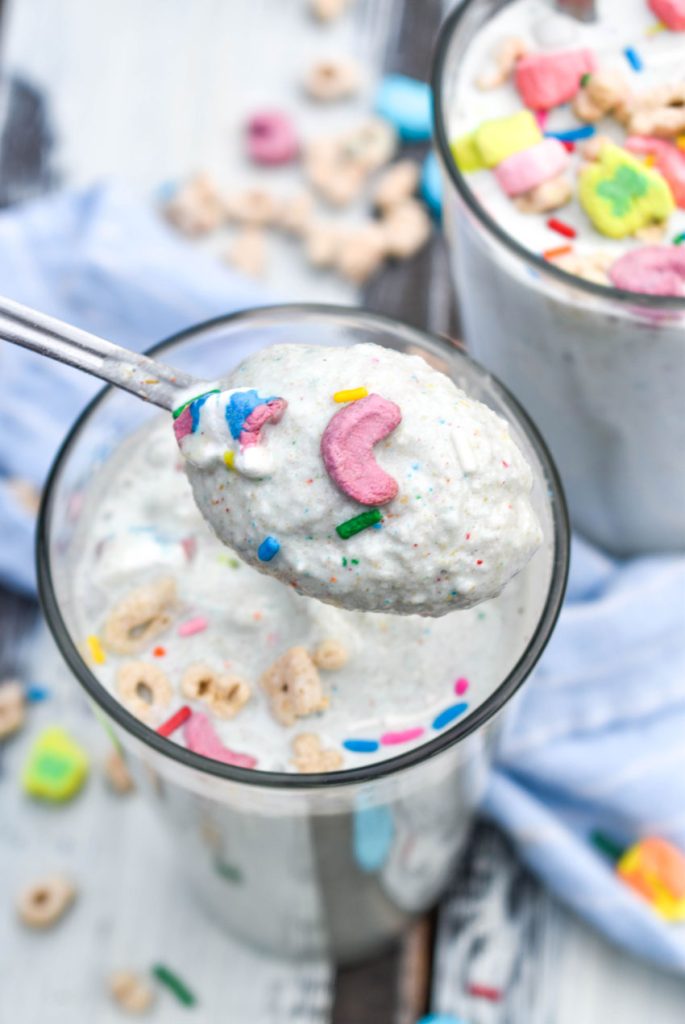 Lucky Charms Flavored Easy Homemade Blizzards - 4 Sons 'R' Us