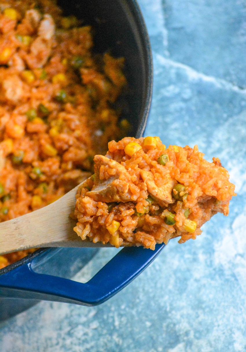 One Pot Mexican Chicken & Rice - 4 Sons 'R' Us