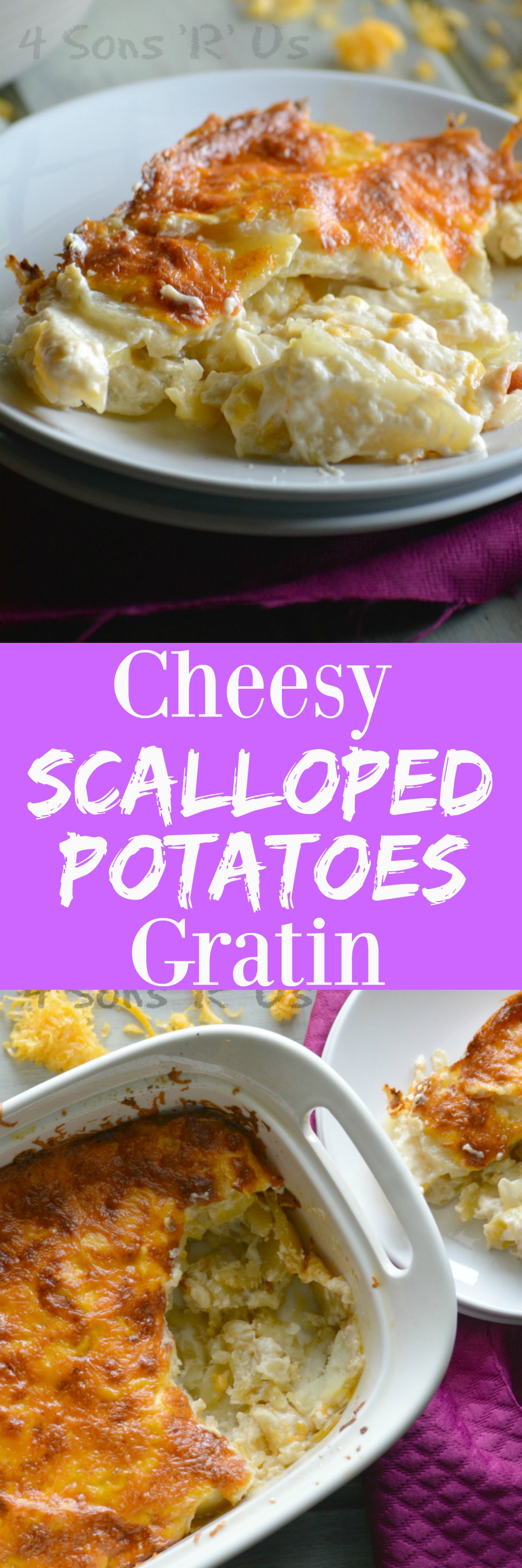 Cheesy Scalloped Potatoes Au Gratin 4 Sons R Us