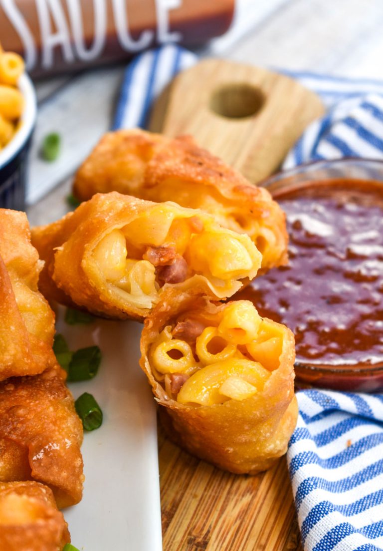 Macaroni & Cheese Egg Rolls - 4 Sons 'R' Us