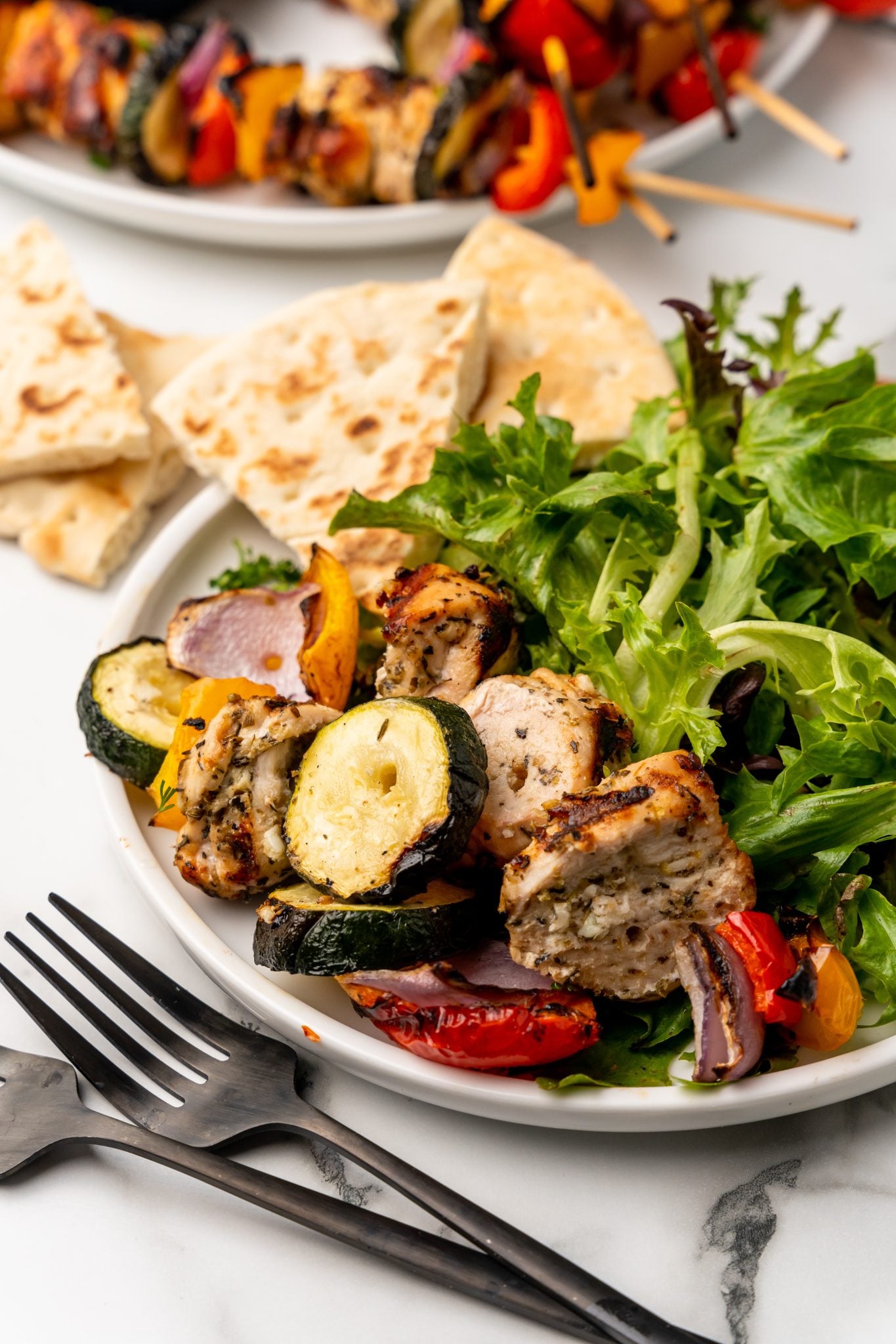 Greek Chicken Kabobs - 4 Sons 'R' Us