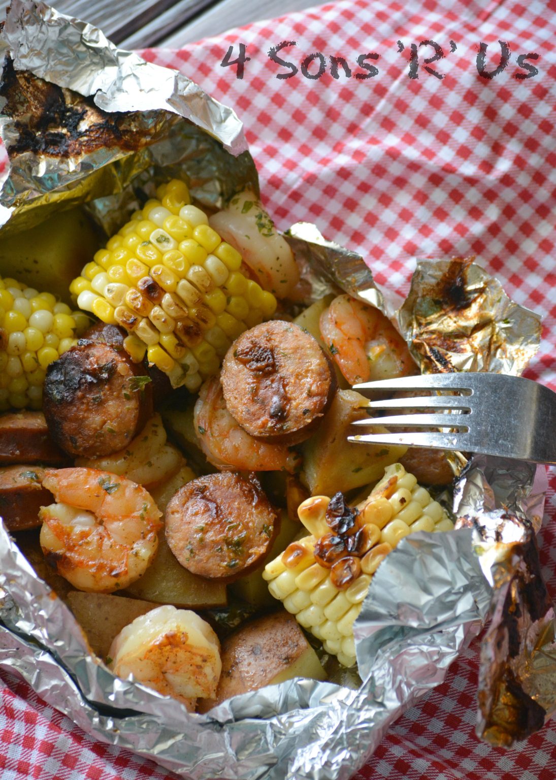 Low Country Boil Foil Packets - 4 Sons 'R' Us