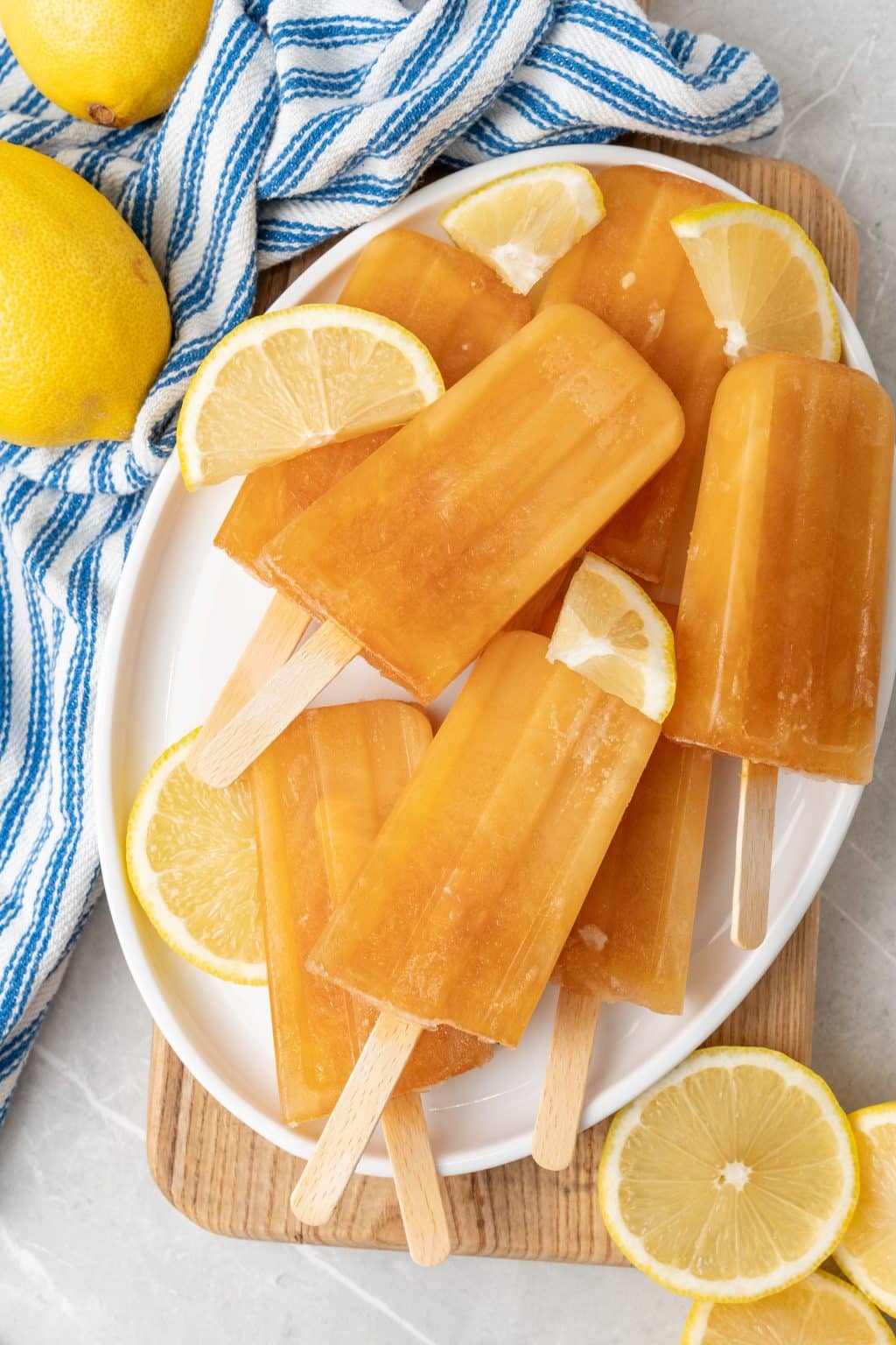 Lemonade Iced Tea Popsicles - 4 Sons 'R' Us