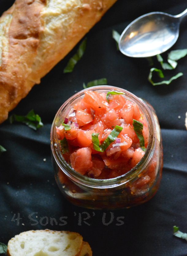 Italian Bruschetta Style Salsa - 4 Sons 'R' Us