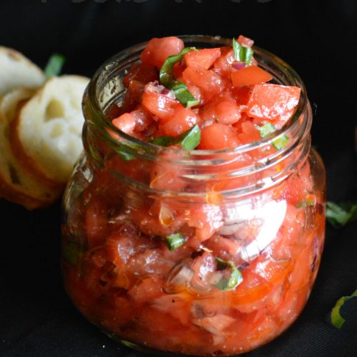 Italian Bruschetta Style Salsa - 4 Sons 'R' Us