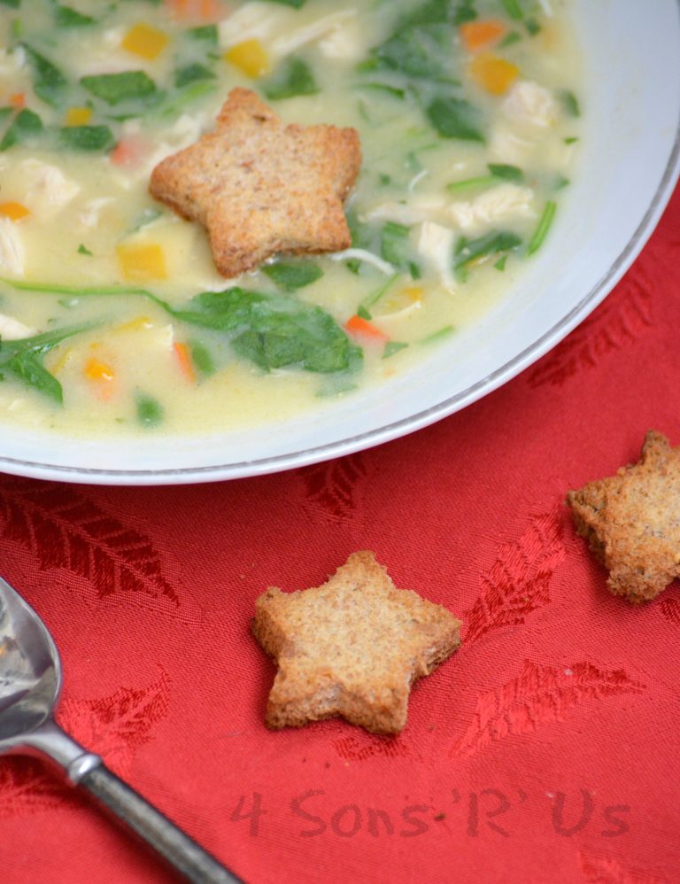 Christmas Confetti Chicken Soup - 4 Sons 'R' Us