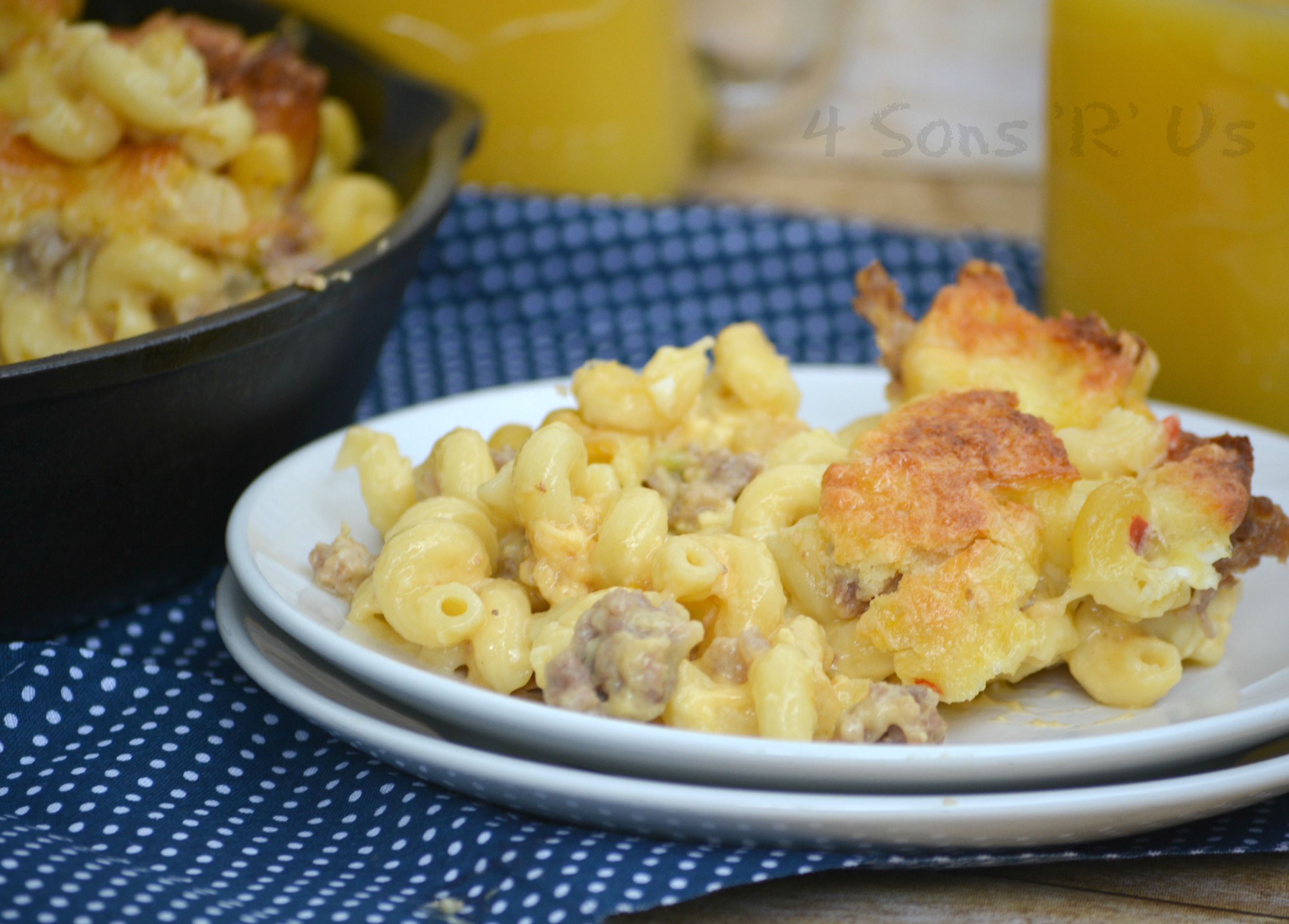 Breakfast Mac And Cheese - 4 Sons 'R' Us
