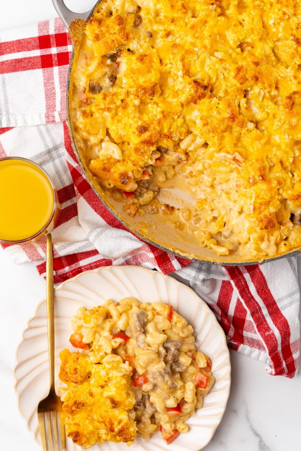 Breakfast Mac And Cheese - 4 Sons 'R' Us