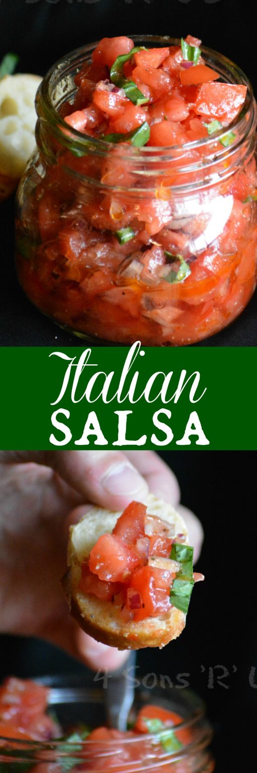 Italian Bruschetta Style Salsa - 4 Sons 'R' Us