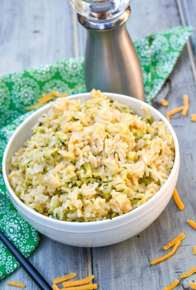 Cheesy Zucchini Rice - 4 Sons 'R' Us