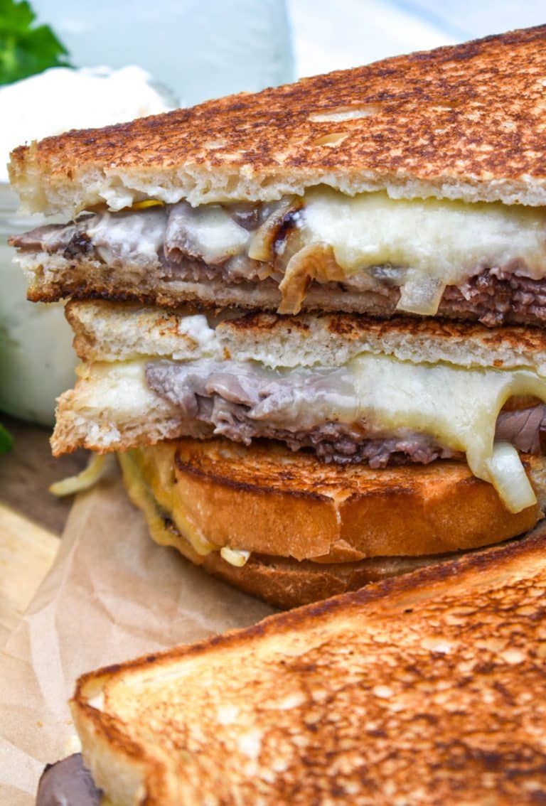 Roast Beef Grilled Cheese With Smoked Gouda - 4 Sons 'R' Us