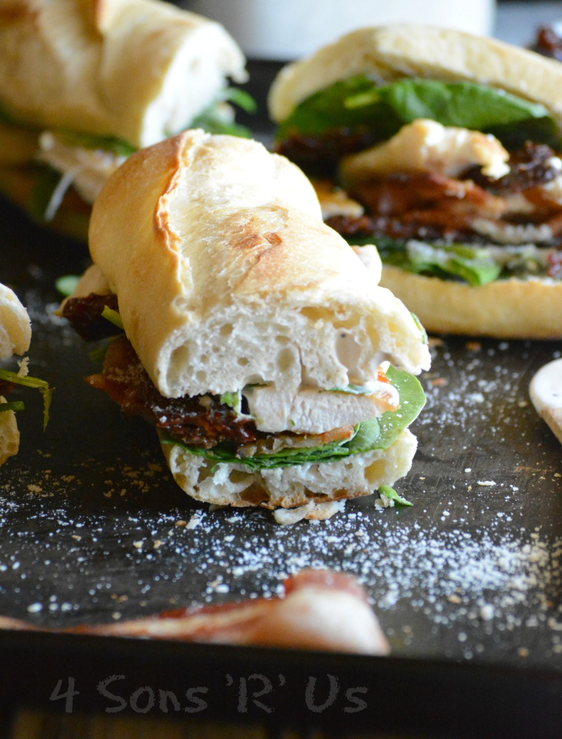 Chicken Caesar Club Style Sub Sandwich - 4 Sons 'R' Us