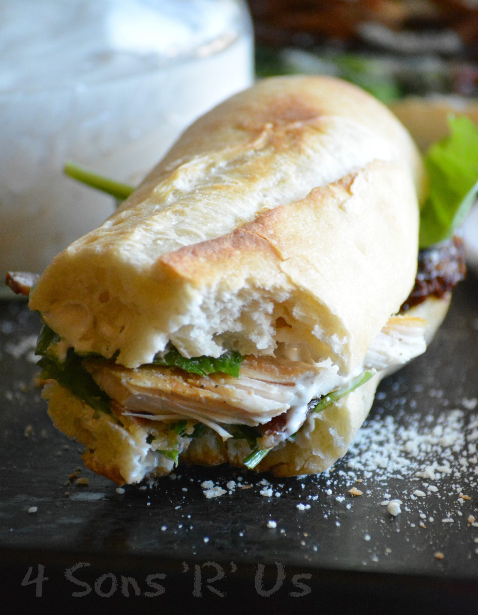 Chicken Caesar Club Style Sub Sandwich - 4 Sons 'R' Us