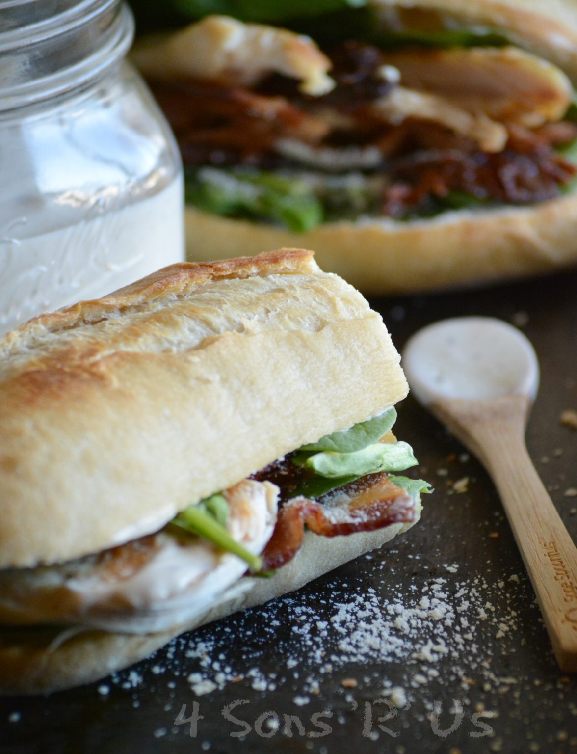 Chicken Caesar Club Style Sub Sandwich - 4 Sons 'R' Us