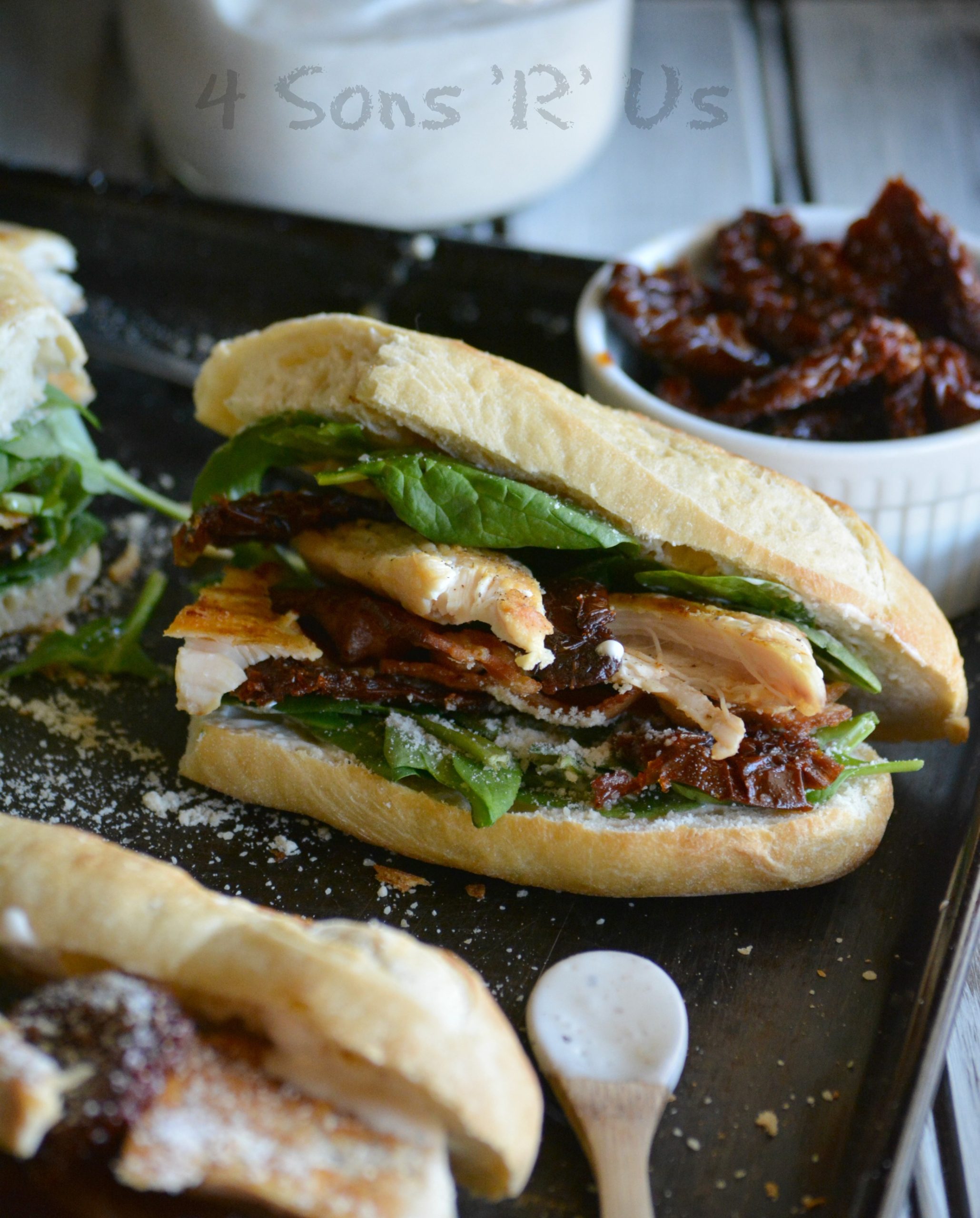 Chicken Caesar Club Style Sub Sandwich - 4 Sons 'R' Us