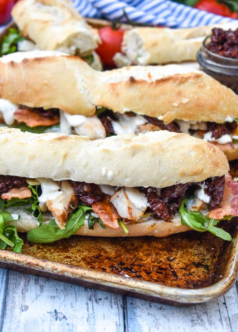 Chicken Caesar Club Sandwich Sub - 4 Sons 'R' Us