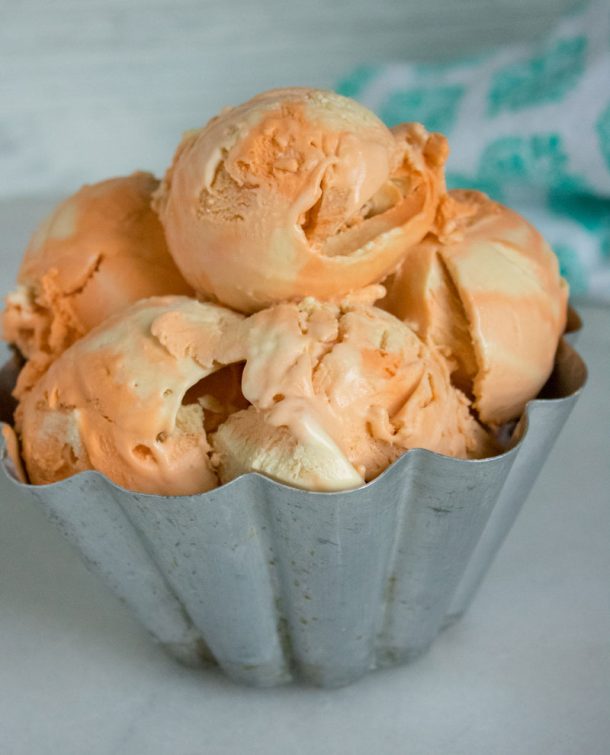 No Churn Orange Dreamsicle Ice Cream - 4 Sons 'R' Us