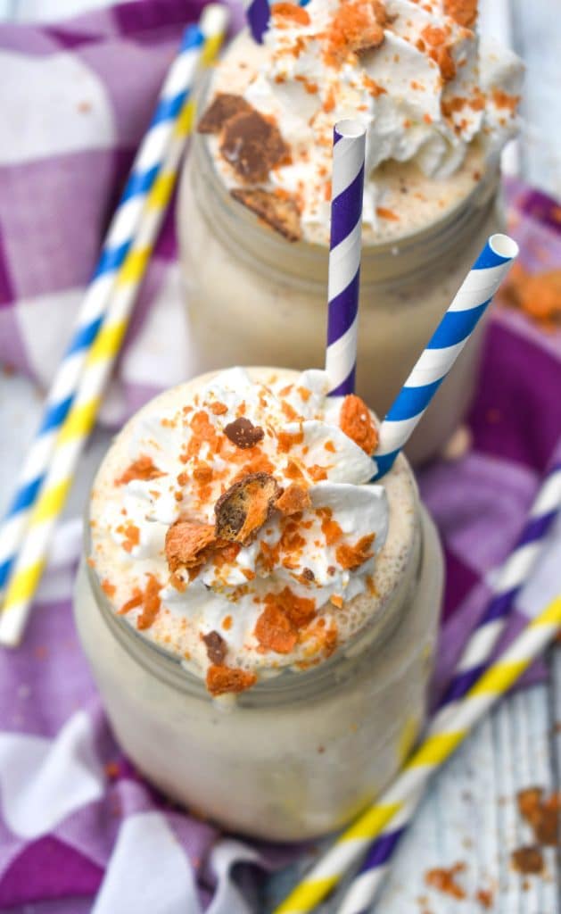 Butterfinger Milkshake - 4 Sons 'R' Us