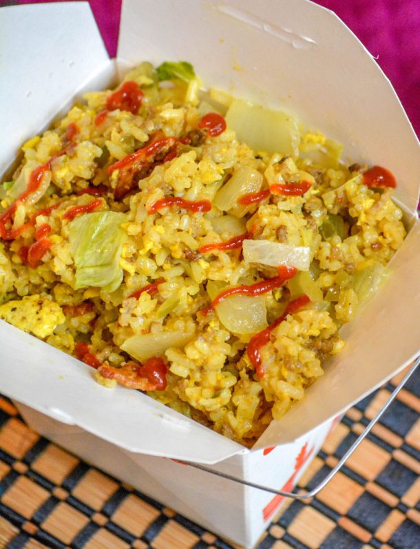 Cheeseburger Fried Rice - 4 Sons 'R' Us