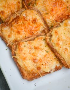 Cheesy Parmesan Rye Cocktail Party Bites - 4 Sons 'R' Us