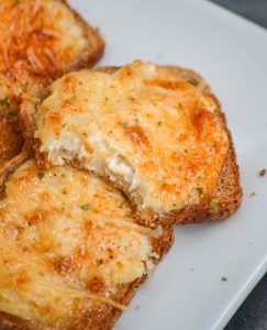 Cheesy Parmesan Rye Cocktail Party Bites - 4 Sons 'R' Us