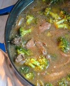 Chinese Beef & Broccoli Soup - 4 Sons 'R' Us