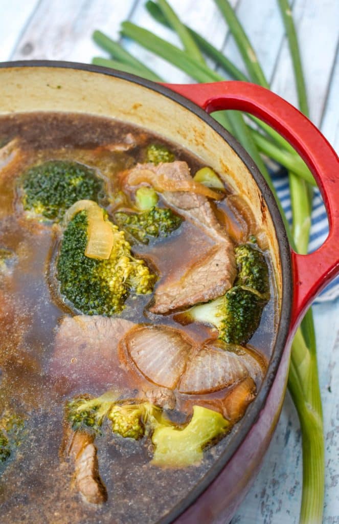 Chinese Beef And Broccoli Soup - 4 Sons 'R' Us