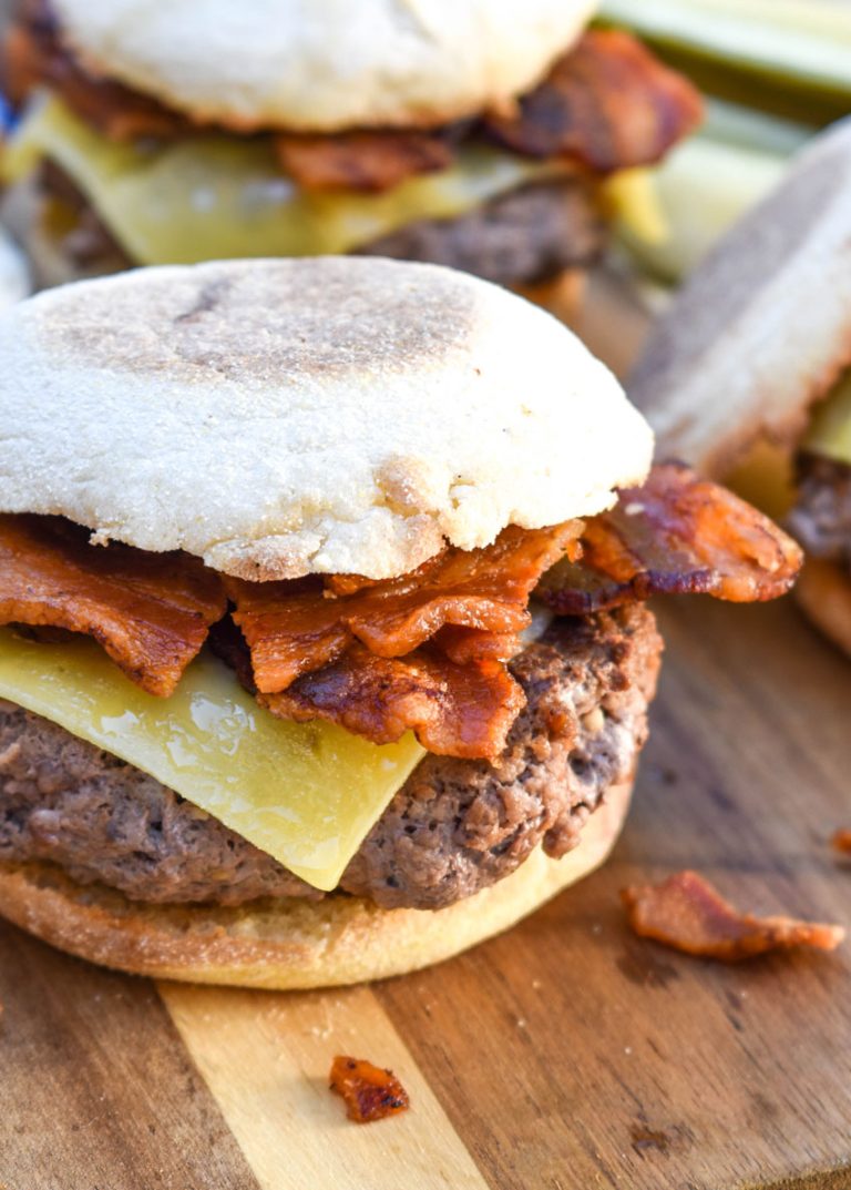 Guinness Burgers With Bacon & Irish Cheddar - 4 Sons 'R' Us