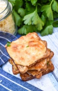 Cheesy Parmesan Rye Cocktail Bites - 4 Sons 'R' Us