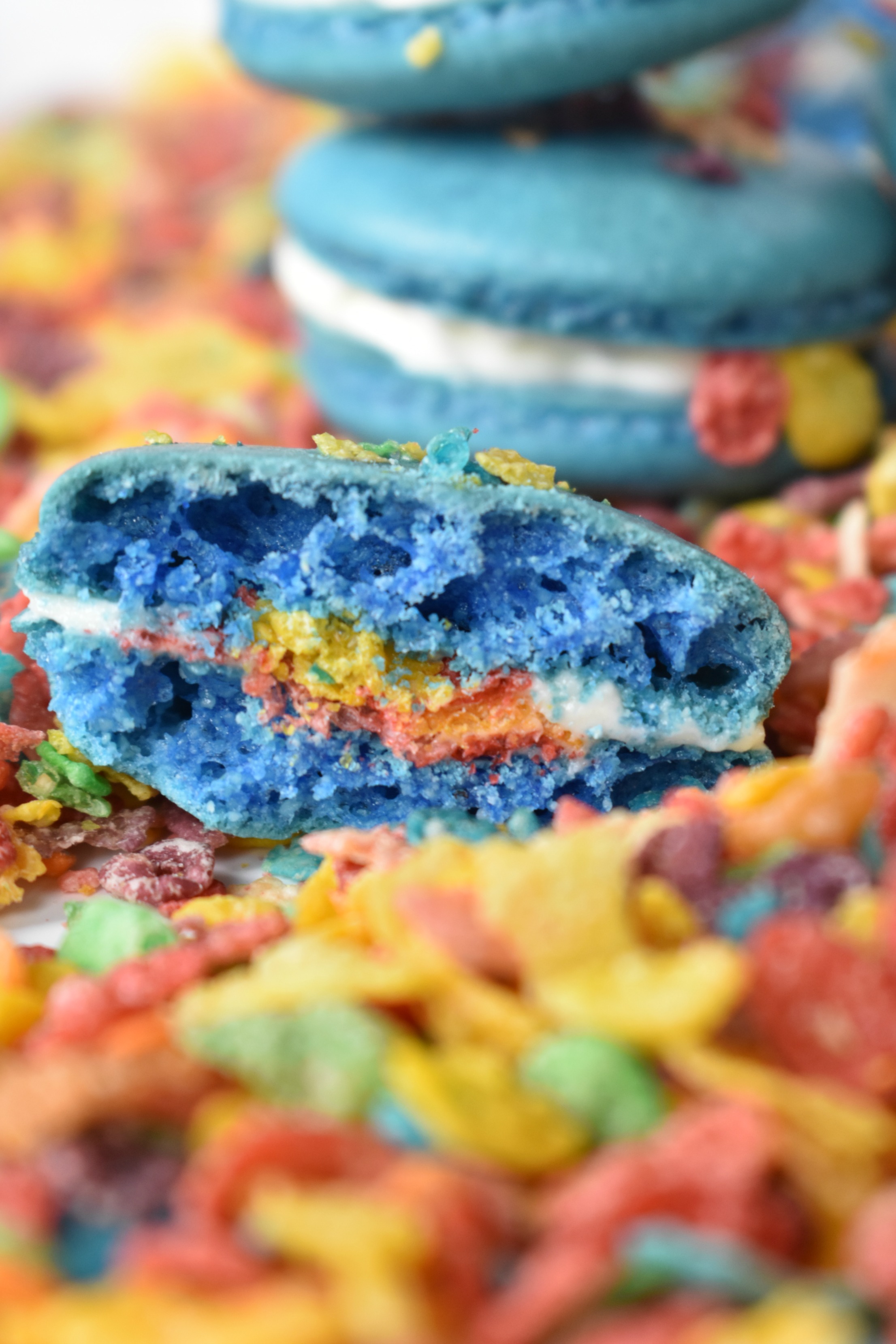 Fruity Pebble Macarons - 4 Sons 'R' Us