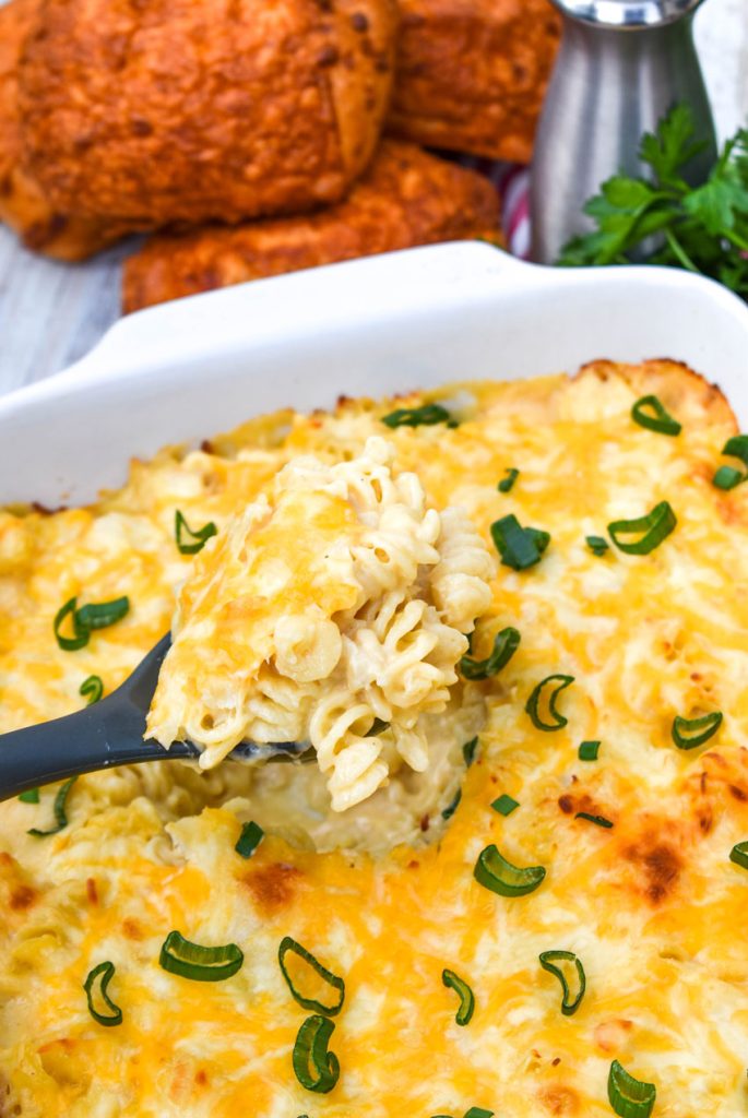 Three Cheese Chicken And Rotini Pasta Casserole - 4 Sons 'R' Us
