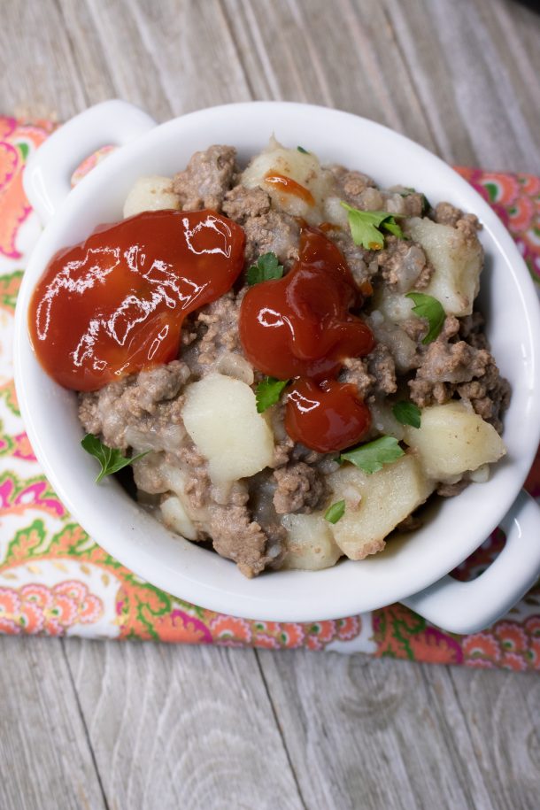 Instant Pot Ground Beef & Potato Hash - 4 Sons 'R' Us