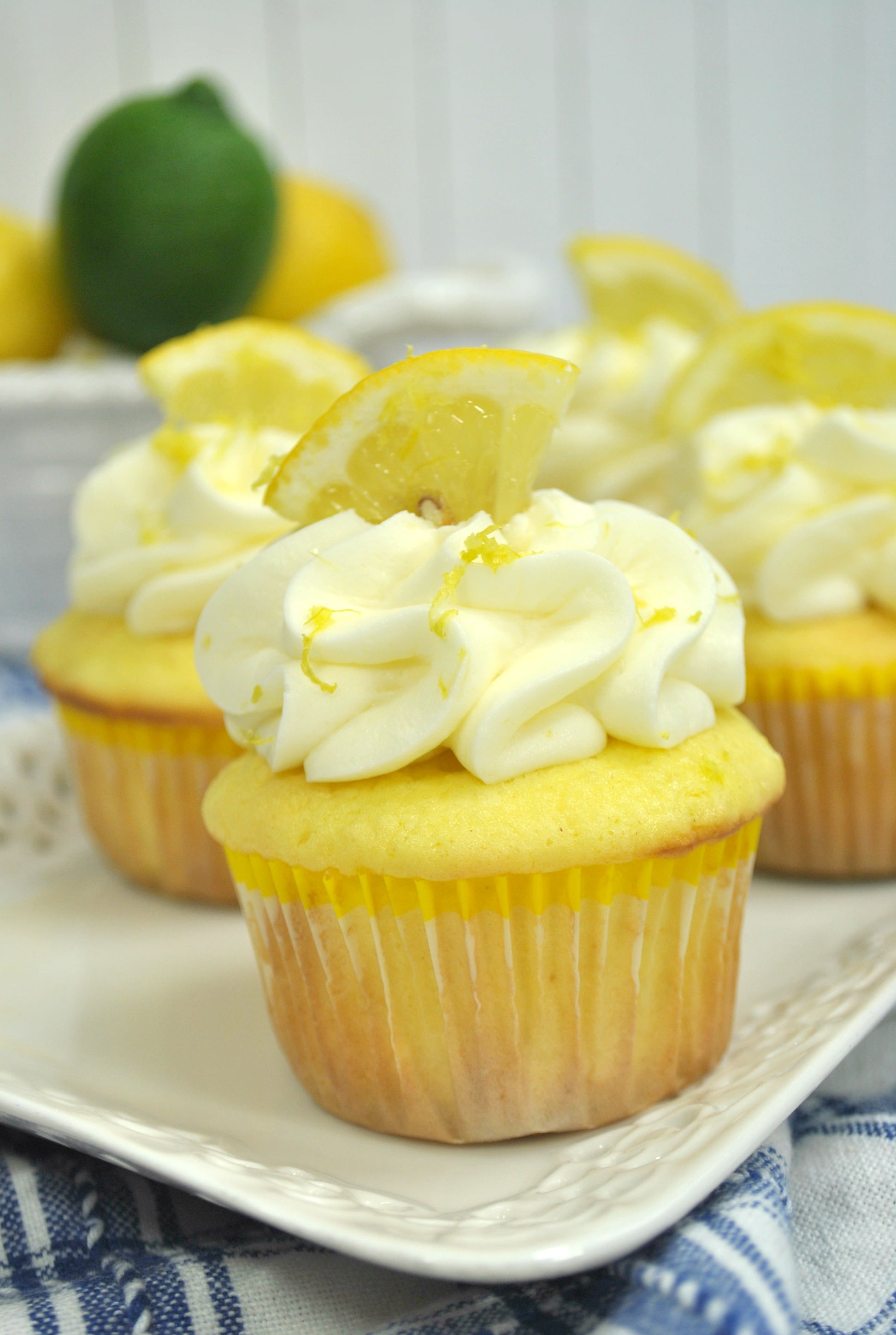Lemonade Cupcakes from Scratch - 4 Sons 'R' Us
