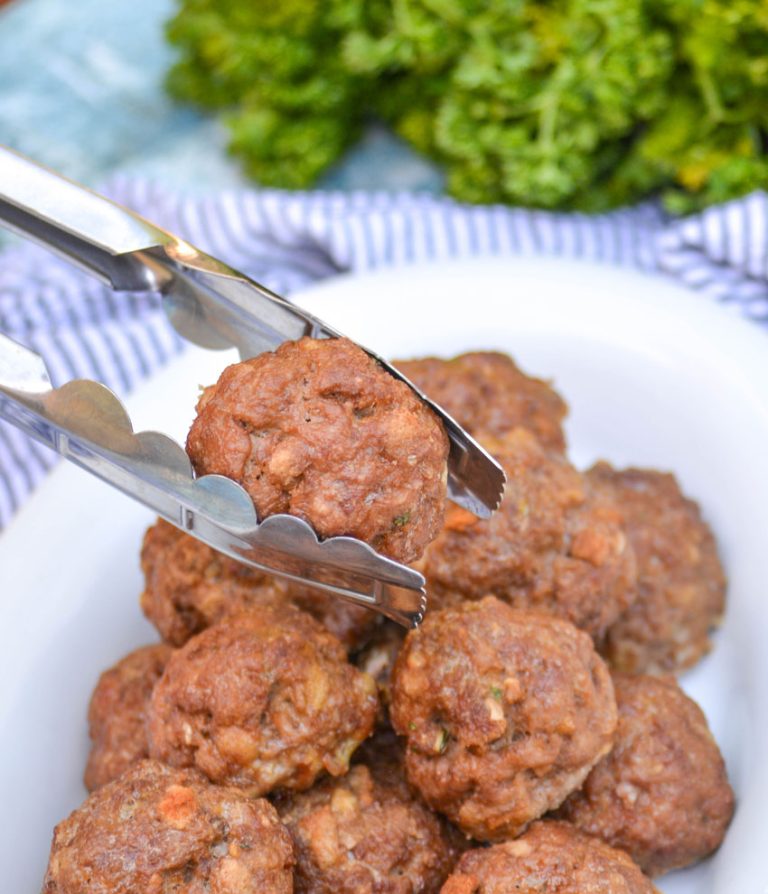Baked Stuffing Meatballs - 4 Sons 'R' Us