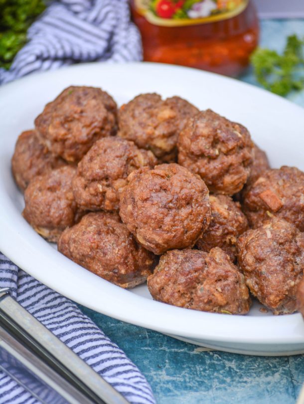 Baked Stuffing Meatballs - 4 Sons 'R' Us