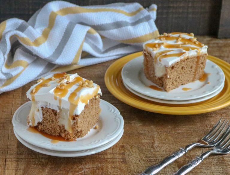 Apple Spice Poke Cake - 4 Sons 'R' Us