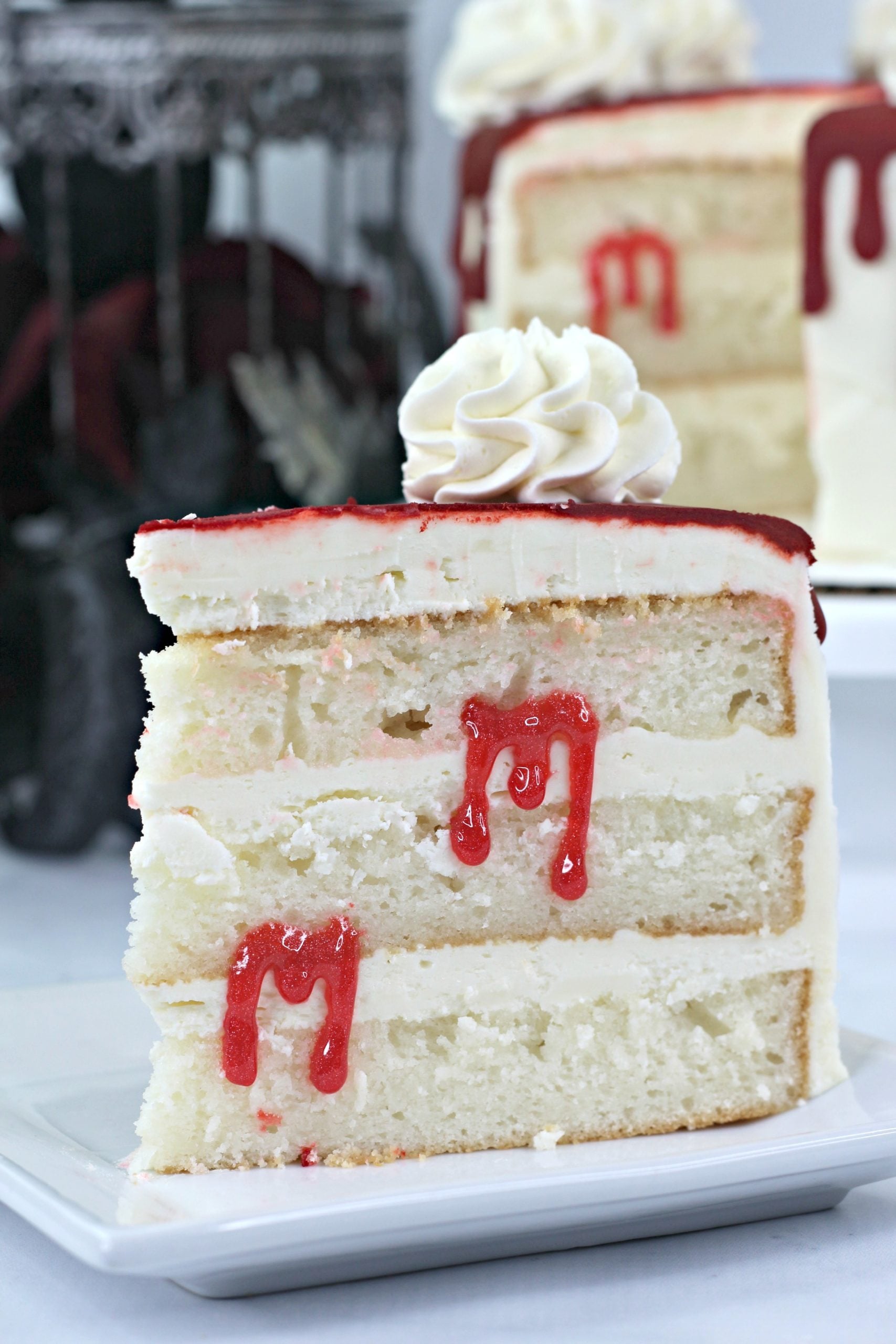 Bloody Vampire Cake #HalloweenTreatsWeek - 4 Sons 'R' Us