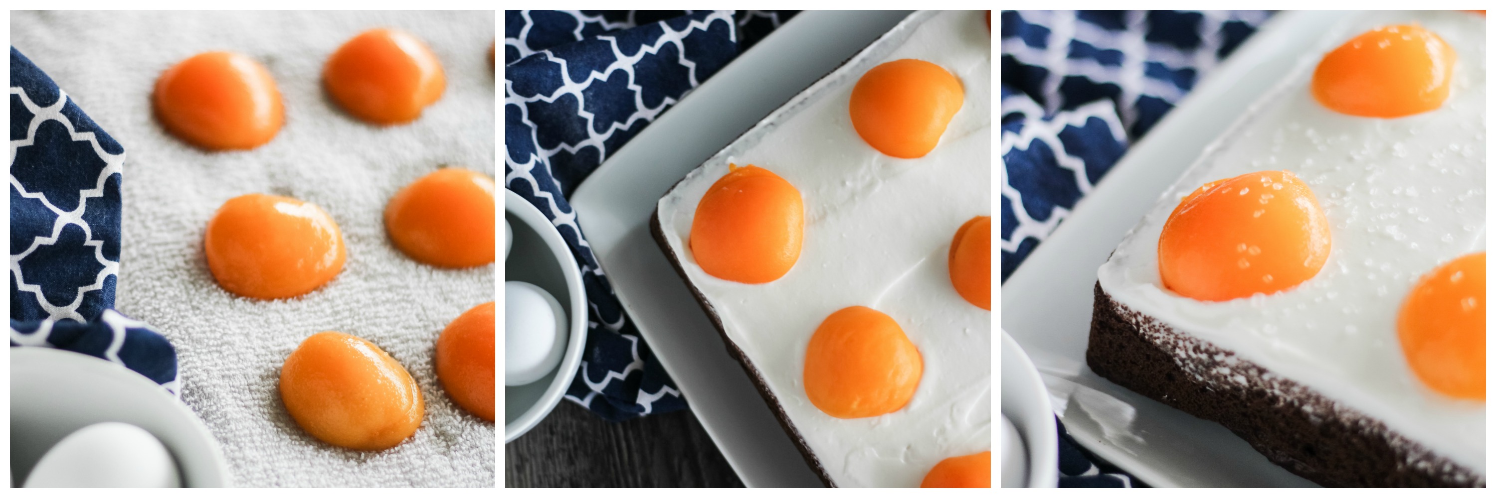 German Fried Egg Cake (Spiegeleierkuchen) - 4 Sons 'R' Us