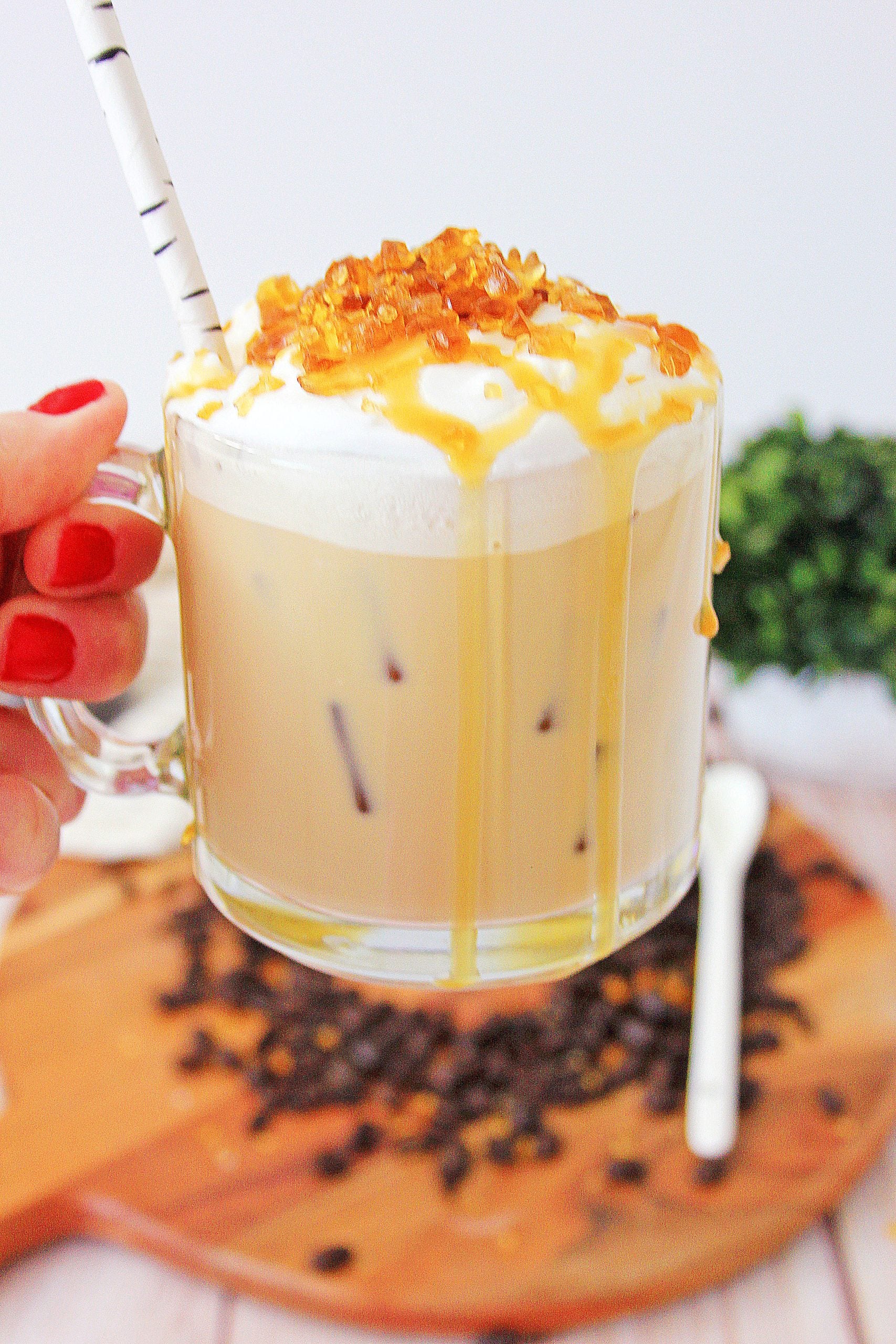 Cold Creme Brulee Coffee with Caramel - 4 Sons 'R' Us