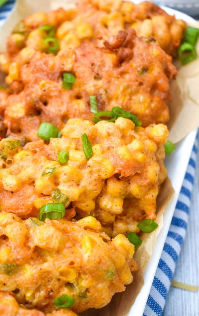 Cheesy Corn Fritters - 4 Sons 'R' Us