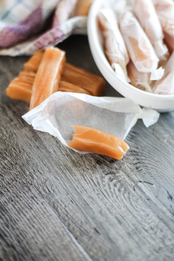 Soft, Chewy Homemade Caramels - 4 Sons 'R' Us