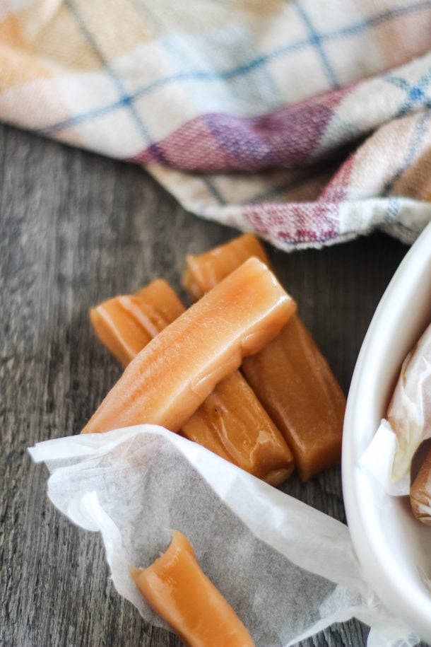 Soft, Chewy Homemade Caramels - 4 Sons 'R' Us