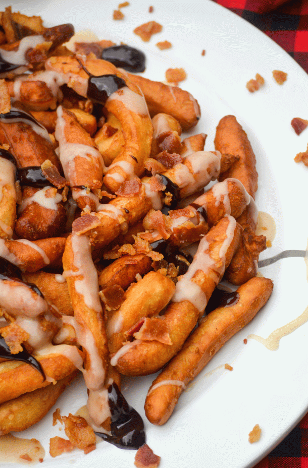 Loaded Maple Bacon Donut Fries - 4 Sons 'R' Us