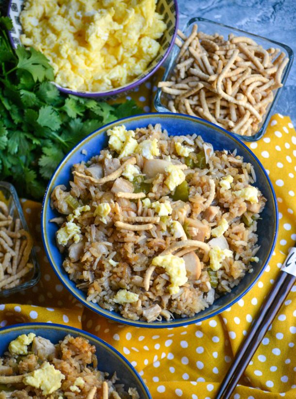 Oven Baked Fried Rice With Chicken - 4 Sons 'R' Us