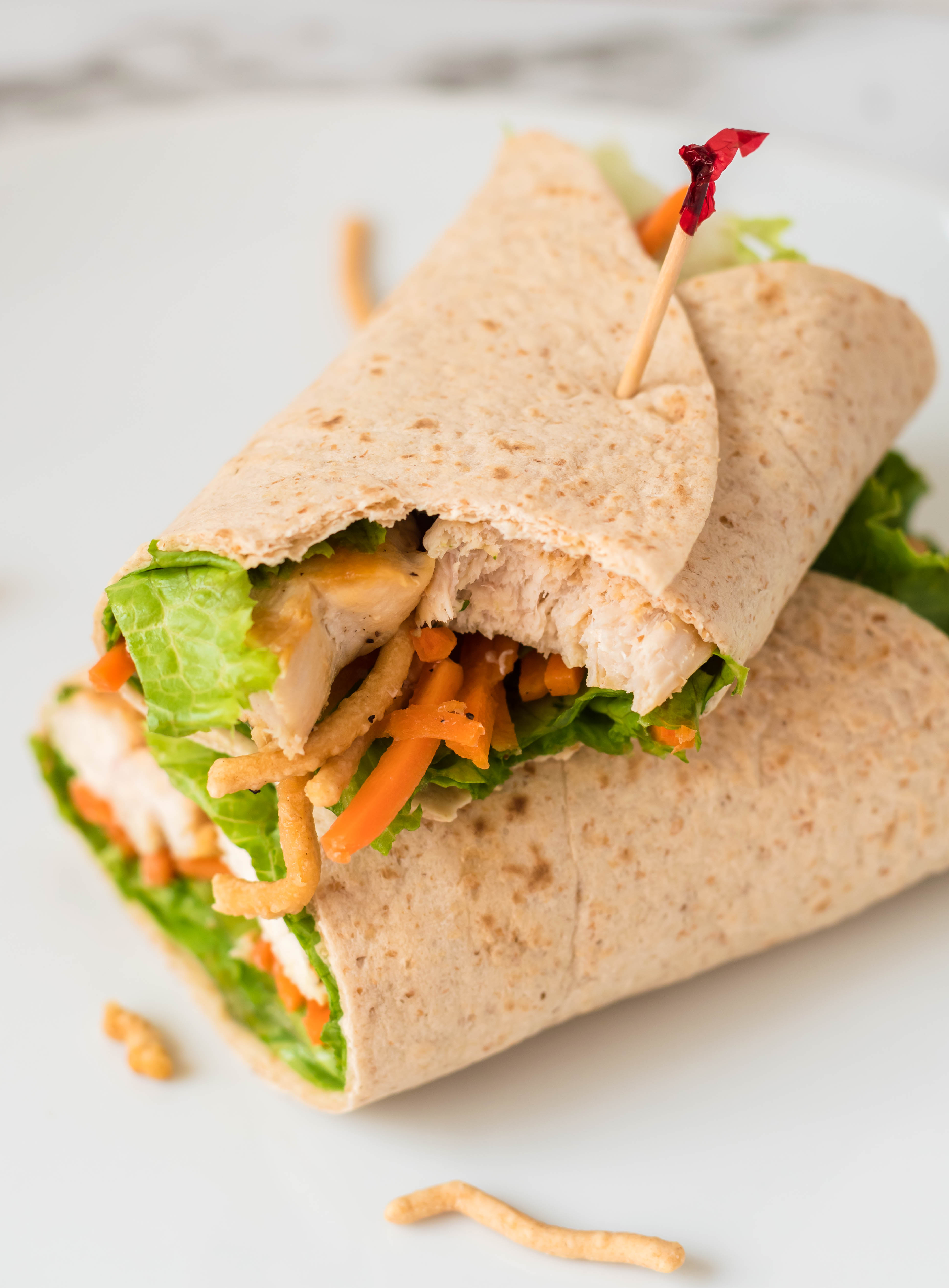 Asian Chicken Wraps - 4 Sons 'R' Us