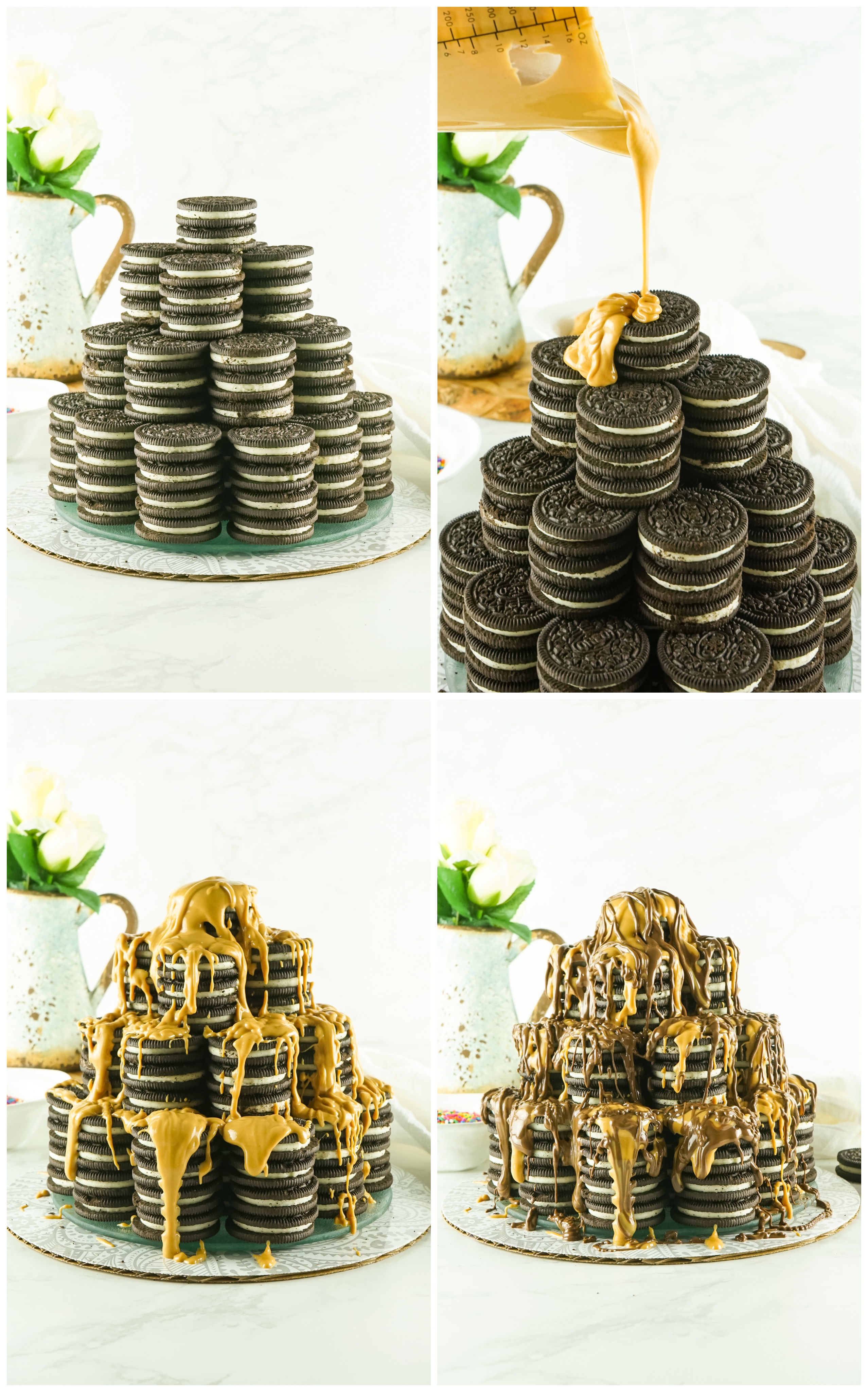 TikTok Oreo Tower Cake - 4 Sons 'R' Us